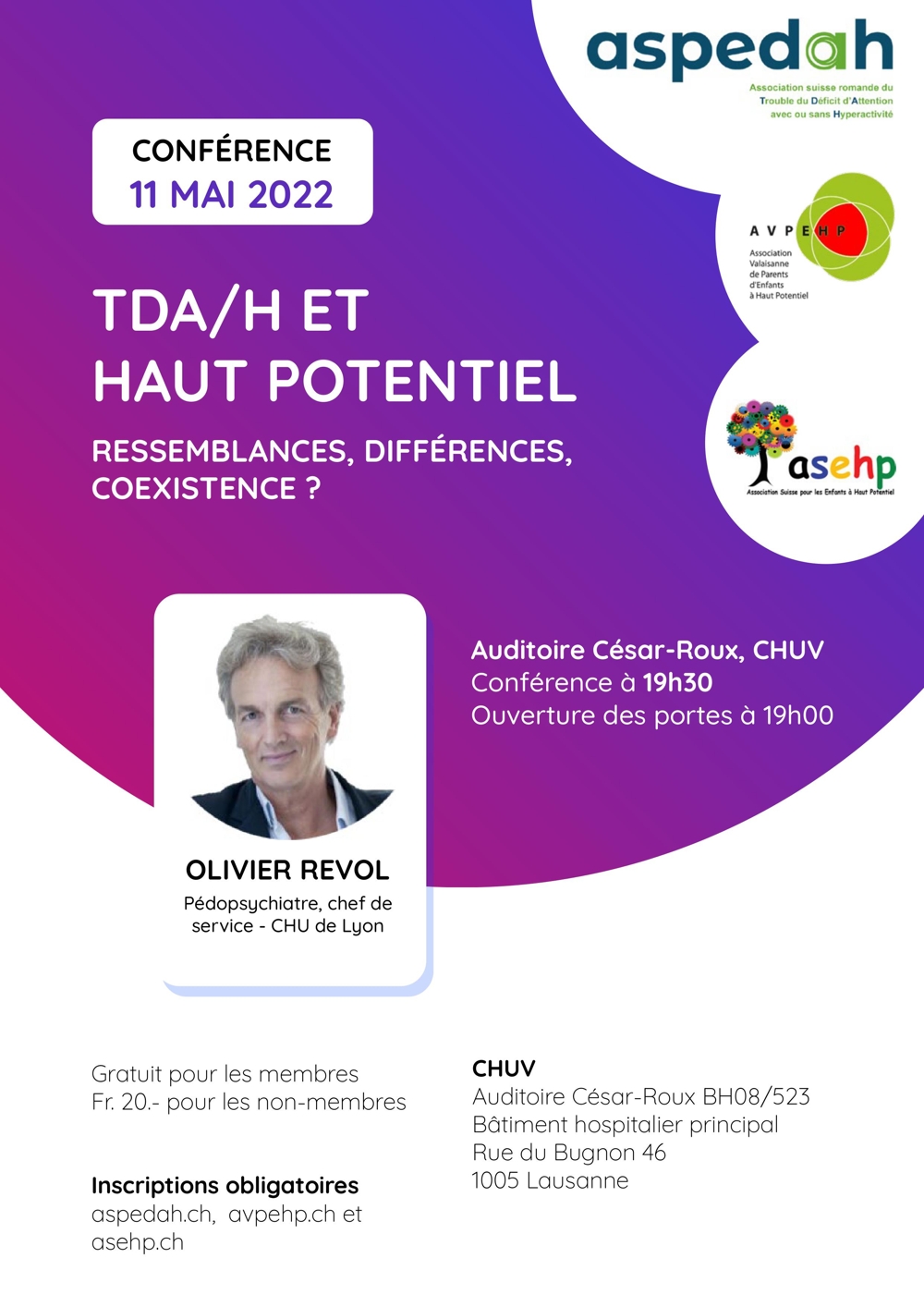 TDA/H et HP : Ressemblances, différences et coexistence